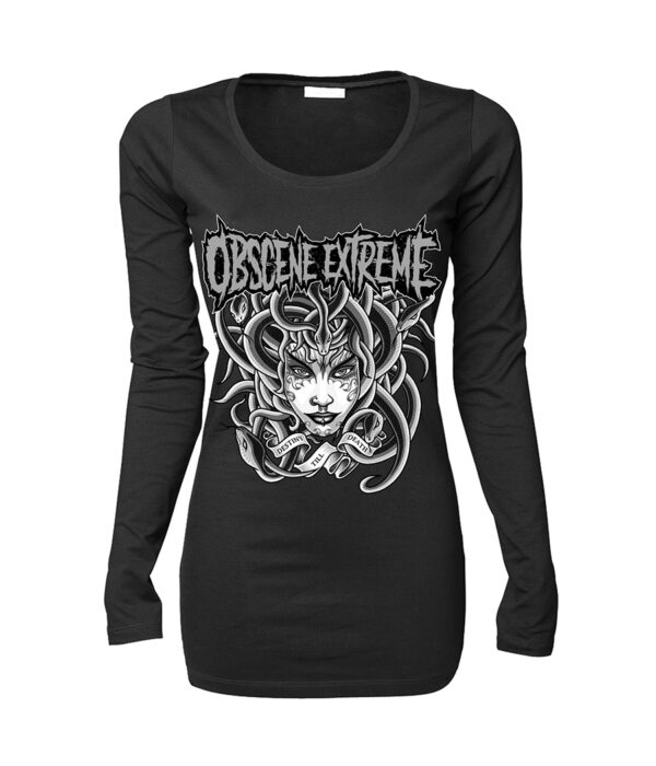 OBSCENE EXTREME 2017 – MEDUSA BLACK - GIRLIE LONG SLEEVE BLACK LS ...