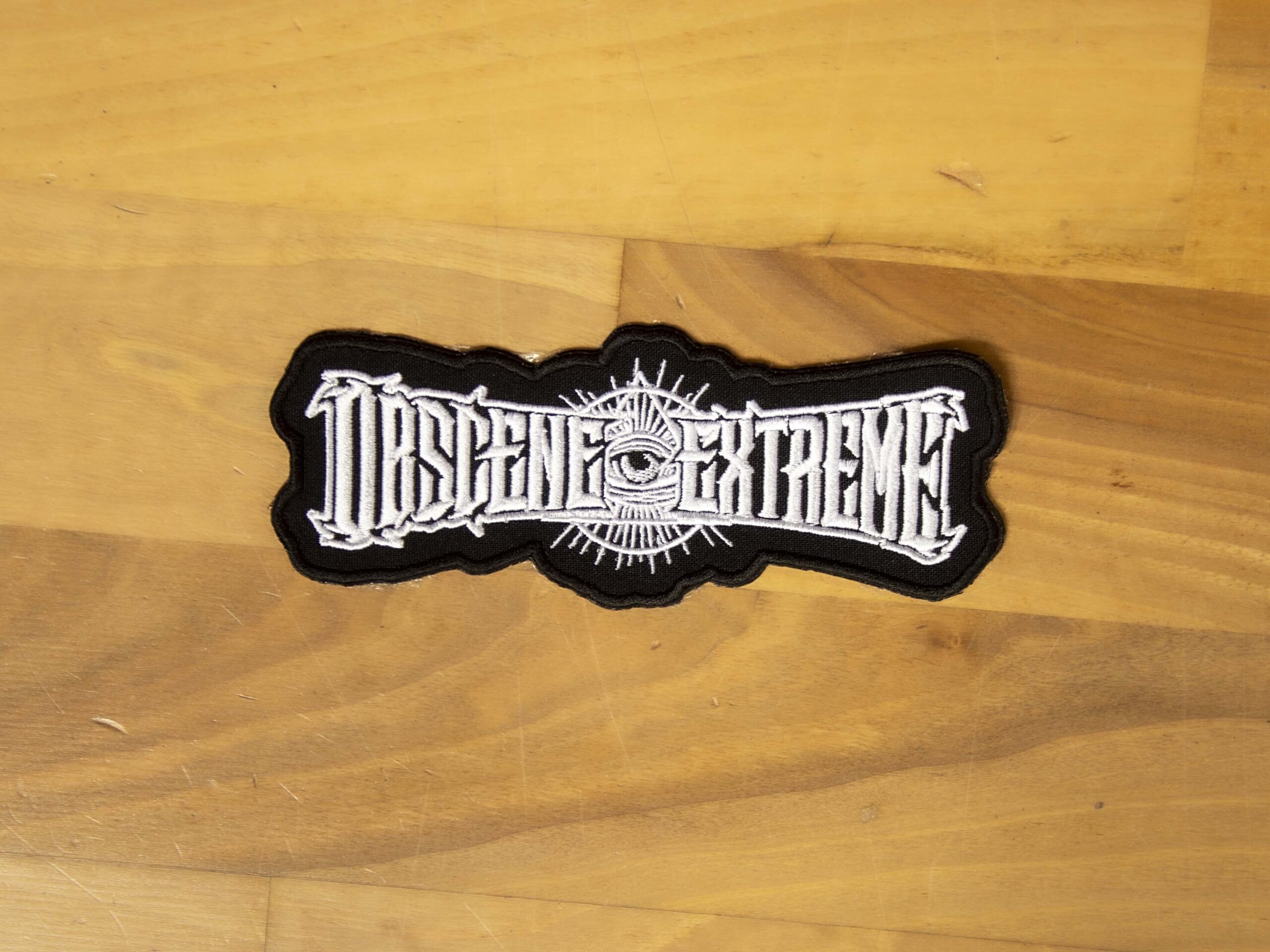 OBSCENE EXTREME 2021 - Eye logo - embroidered PATCH small | OBSCENE ...